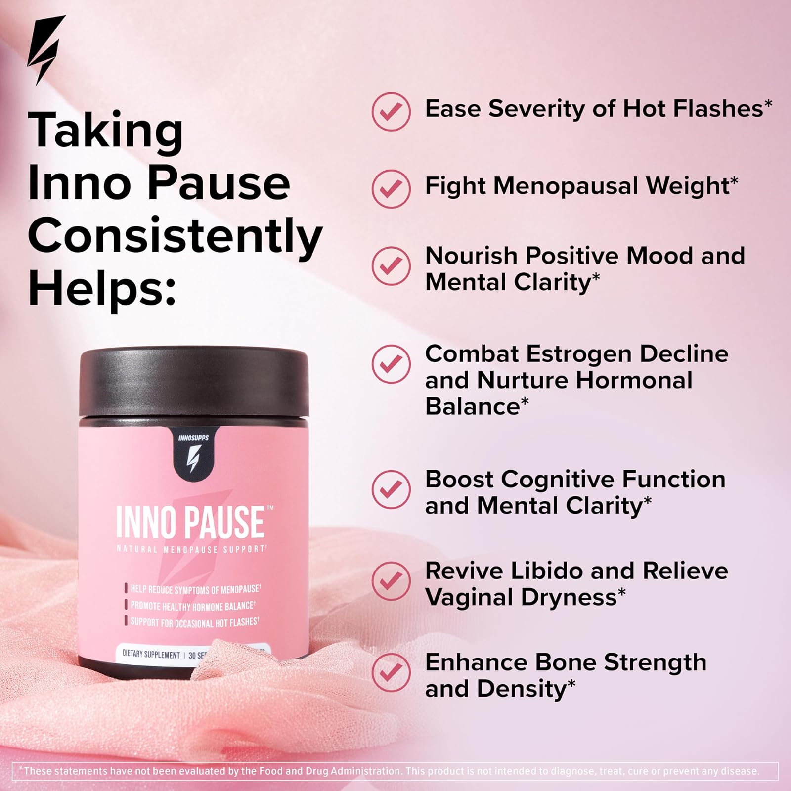 Inno Pause capsules for hot flashes