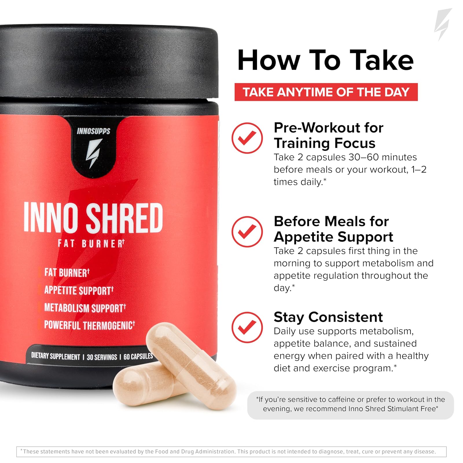 Inno Shred fat burners for appetite control