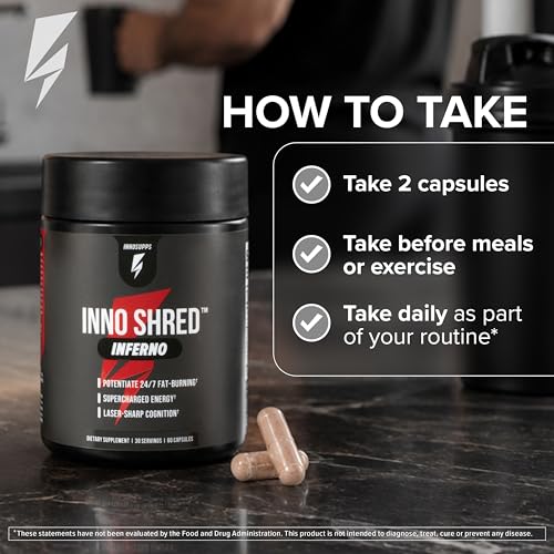 Inno Shred fat burners for workout support