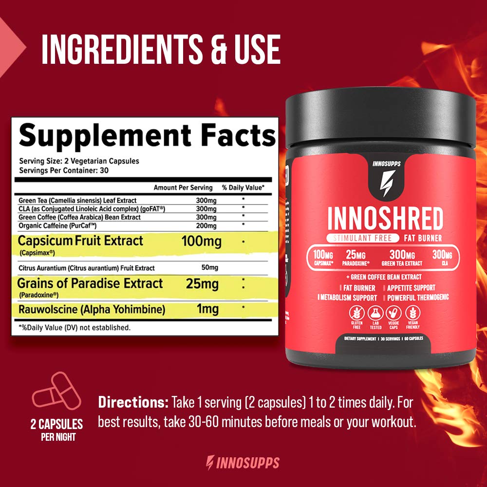 Inno Shred fat burners with 30 servings