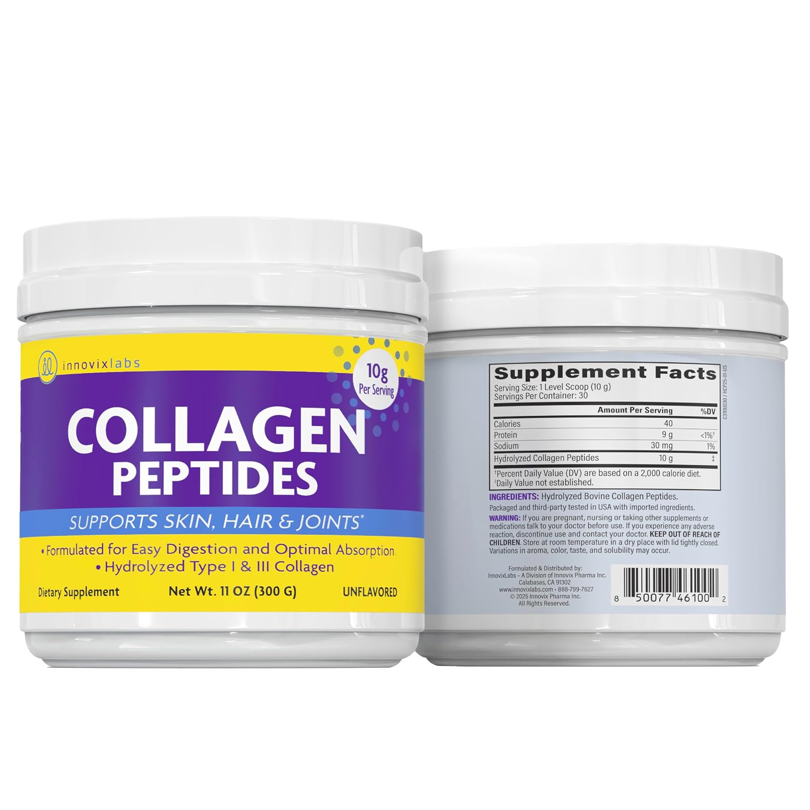 InnovixLabs collagen powder for overall wellness