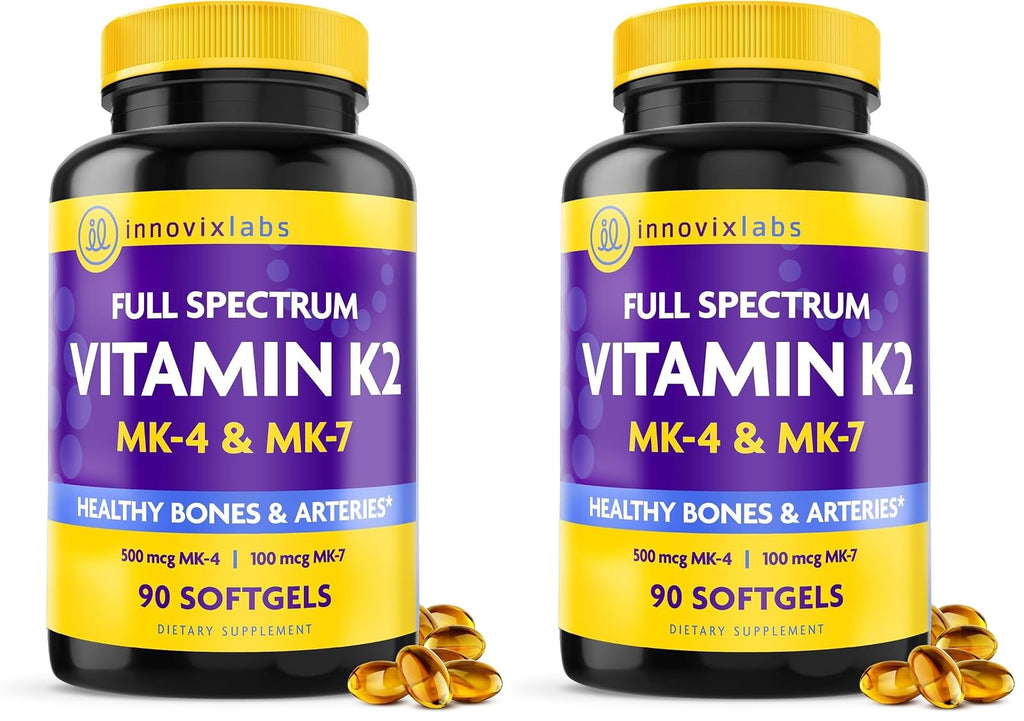 InnovixLabs vitamin K2 softgels benefits