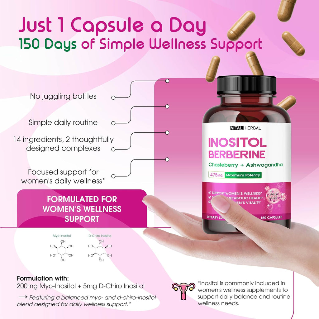 Inositol Berberine for stress relief