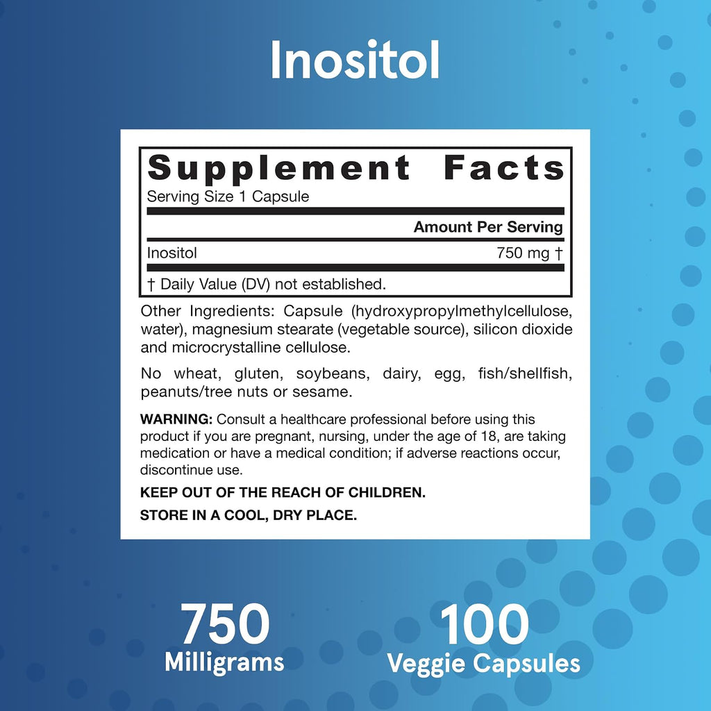 Inositol capsules for better sleep
