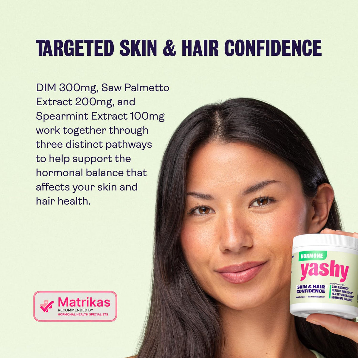 Inositol capsules for healthy hair