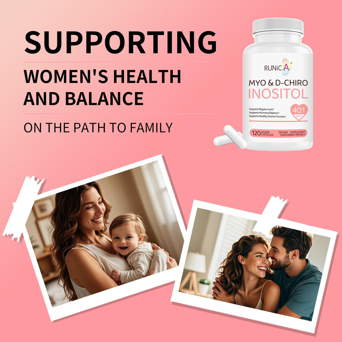 Inositol capsules for mental clarity