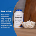 Inositol capsules for metabolic health