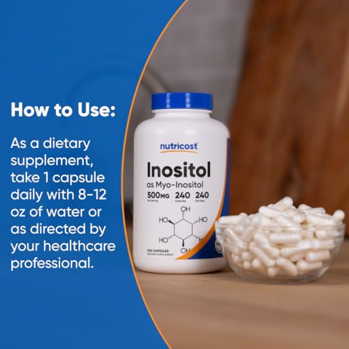 Inositol capsules for metabolic health