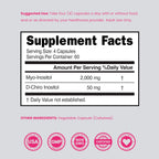 Inositol capsules for PCOS management