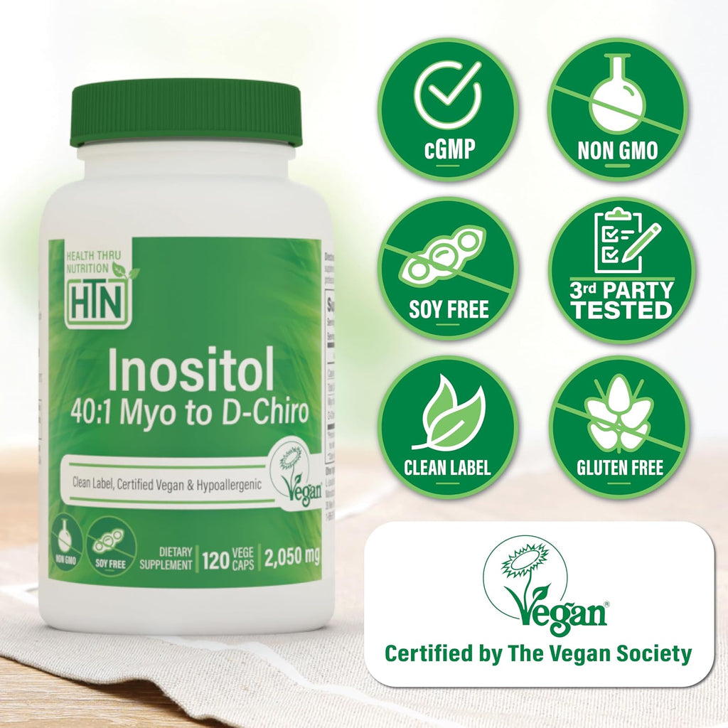 Inositol capsules for stress relief
