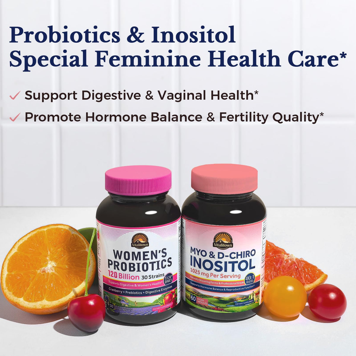 Inositol capsules for stress relief