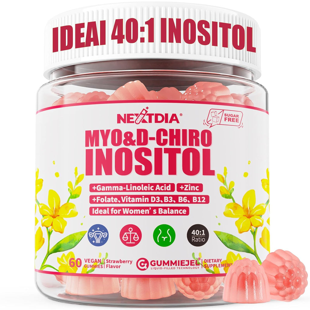 Inositol gummies for vitamin B complex