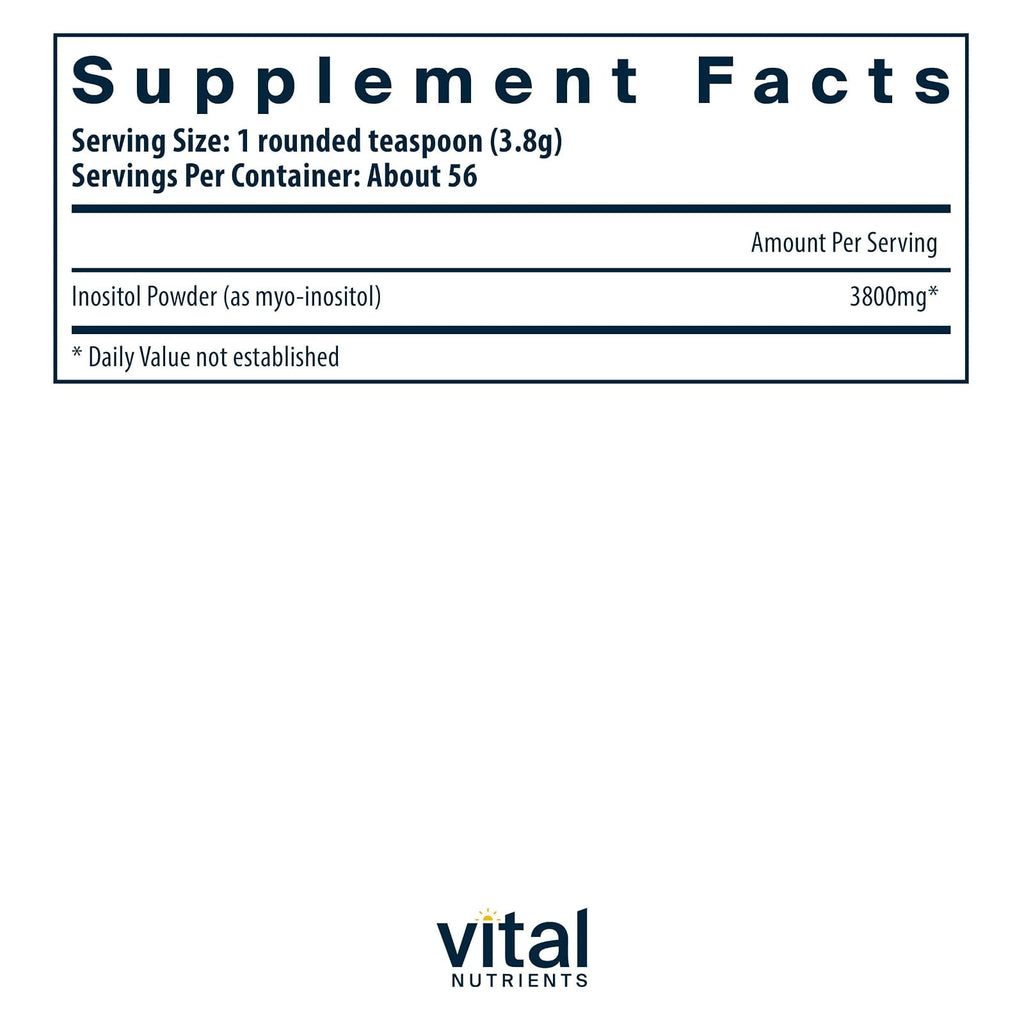 Inositol powder for stress relief