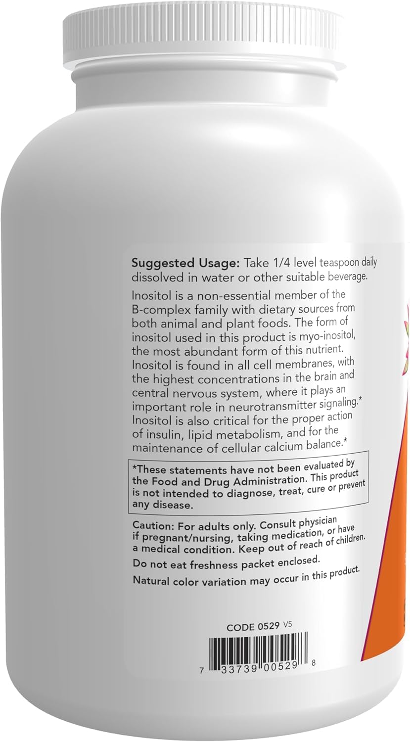 Inositol powder for stress relief