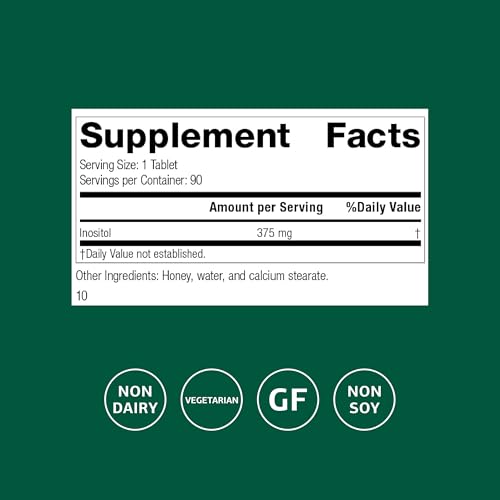 Inositol tablets for stress relief