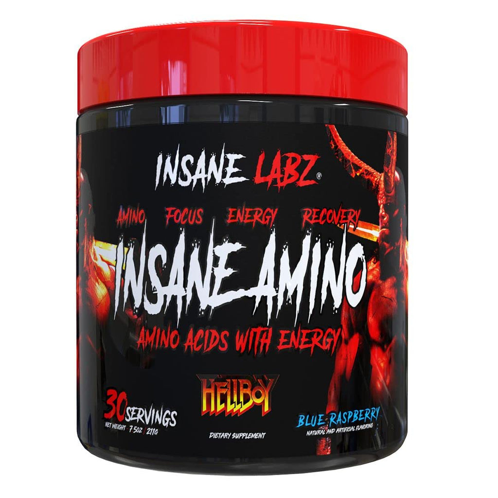 Insane Amino Hellboy Blue Raspberry flavour