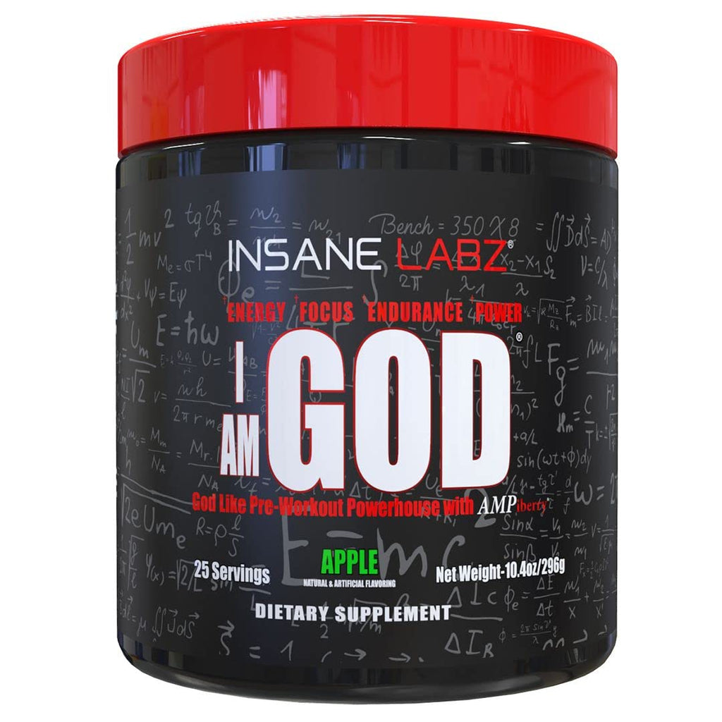 Insane Labz pre-workout apple flavour