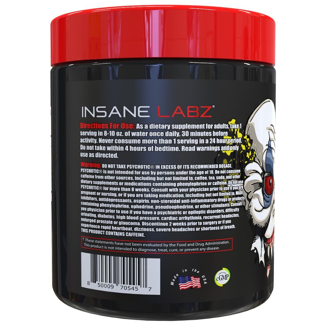 Insane Labz pre workout for enhanced endurance