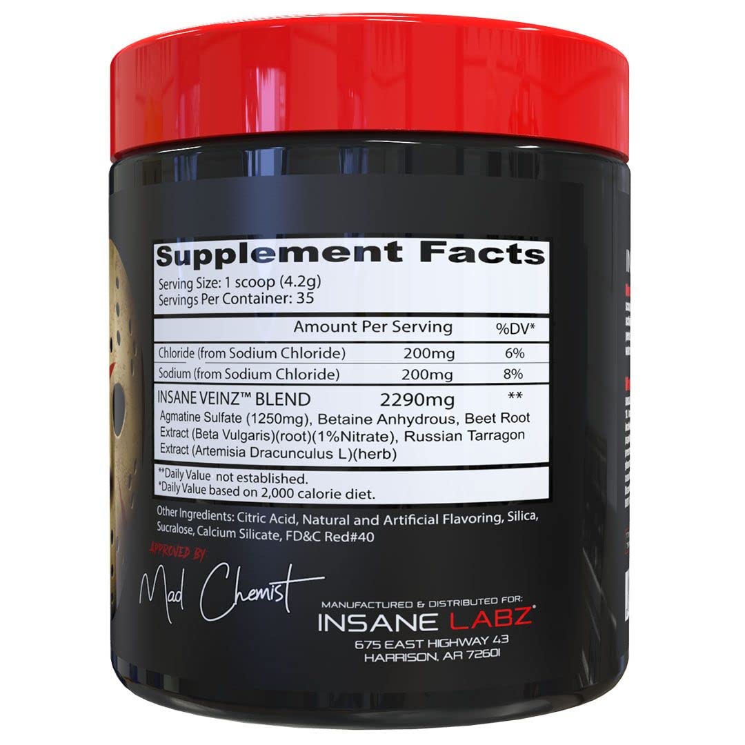 Insane Labz pre workout for focus