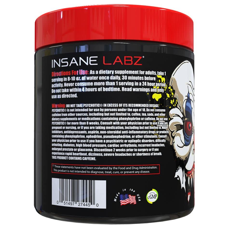 Insane Labz pre-workout for intense workouts