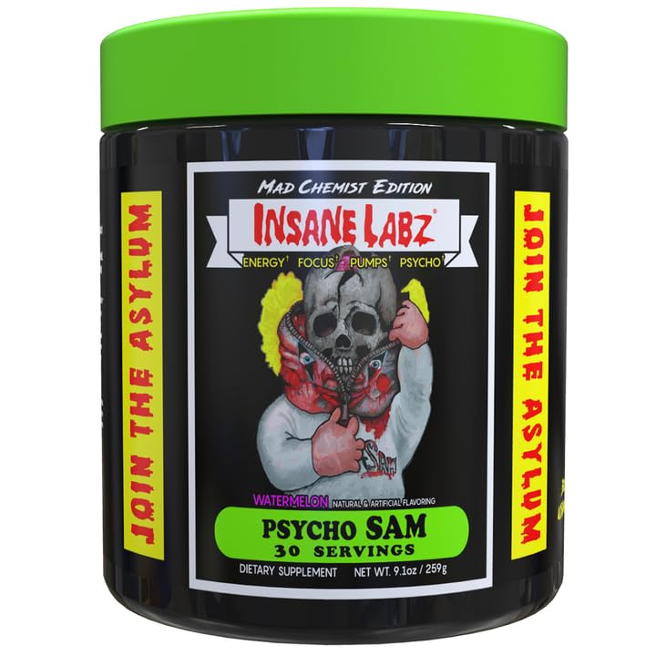 Insane Labz pre-workout watermelon flavour