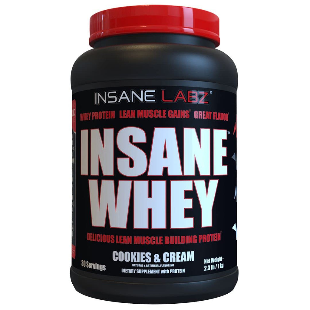 Insane Labz whey protein cookies and cream