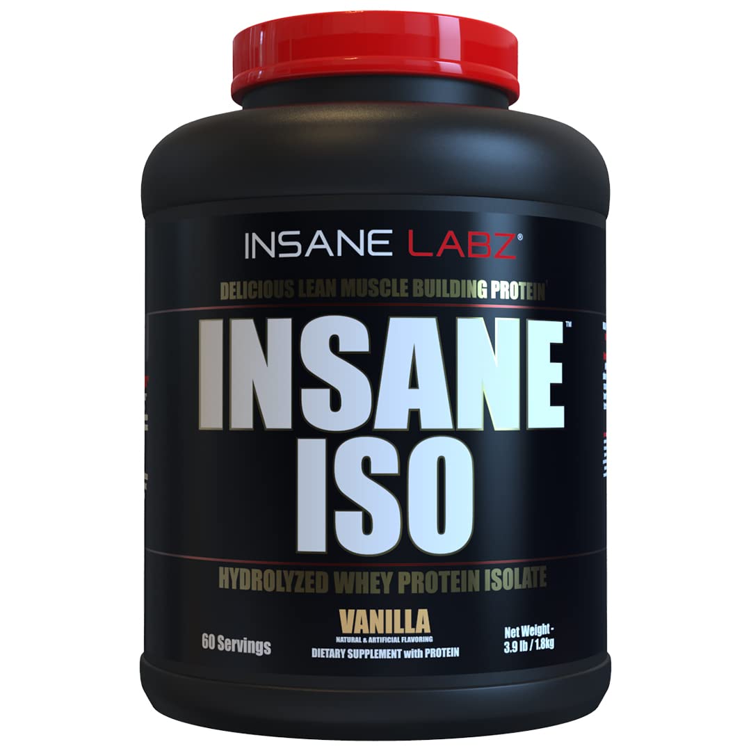 Insane Labz whey protein powder vanilla
