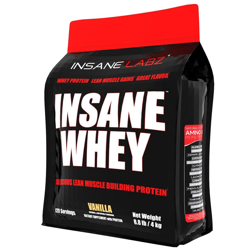Insane Labz whey protein vanilla flavour
