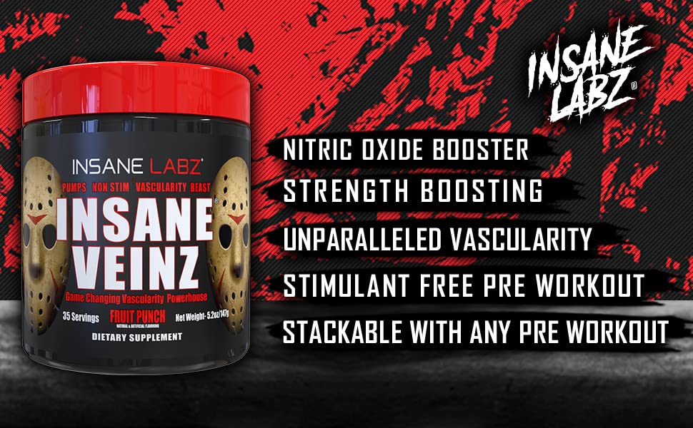 Insane Veinz pre workout for vascularity