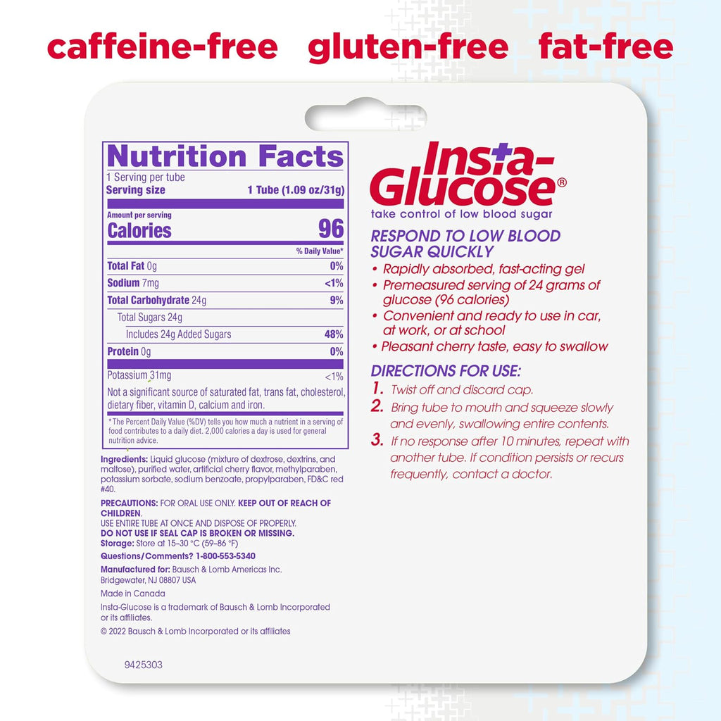 Insta-Glucose gel for endurance