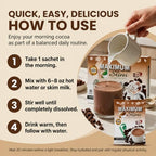 Instant cocoa mix for healthy snacking