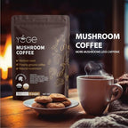 instant coffee blend with mushrooms