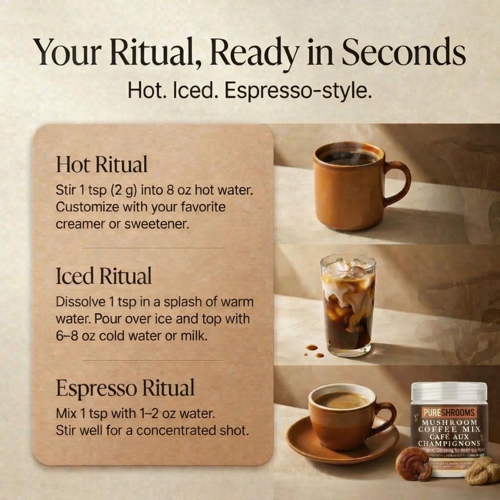 instant coffee for cognitive support