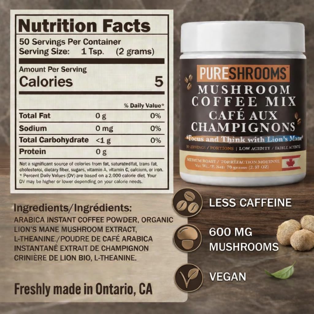 Instant coffee for improved mental performance