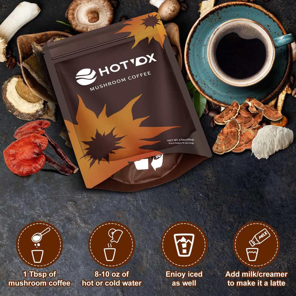 instant coffee for mushroom lovers