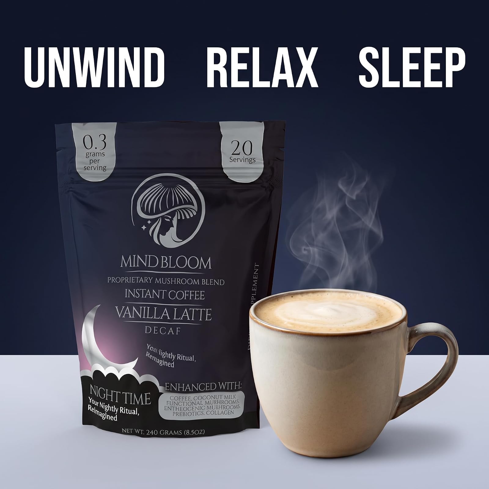 instant coffee for restful sleep
