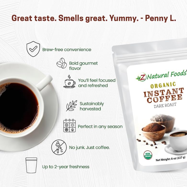 instant coffee powder for quick brews