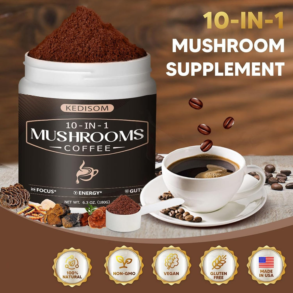 instant coffee with adaptogenic benefits