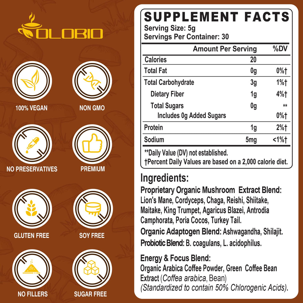 instant coffee with adaptogens