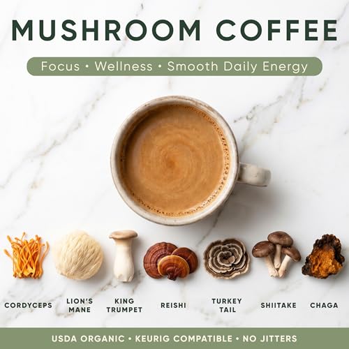 instant coffee with Chaga benefits