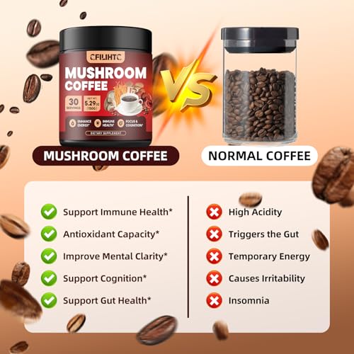 Instant coffee with health benefits