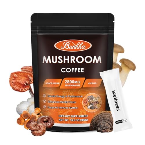 instant coffee with lion's mane mushrooms