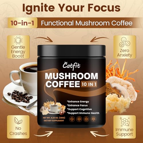 Instant coffee with Lion's Mane