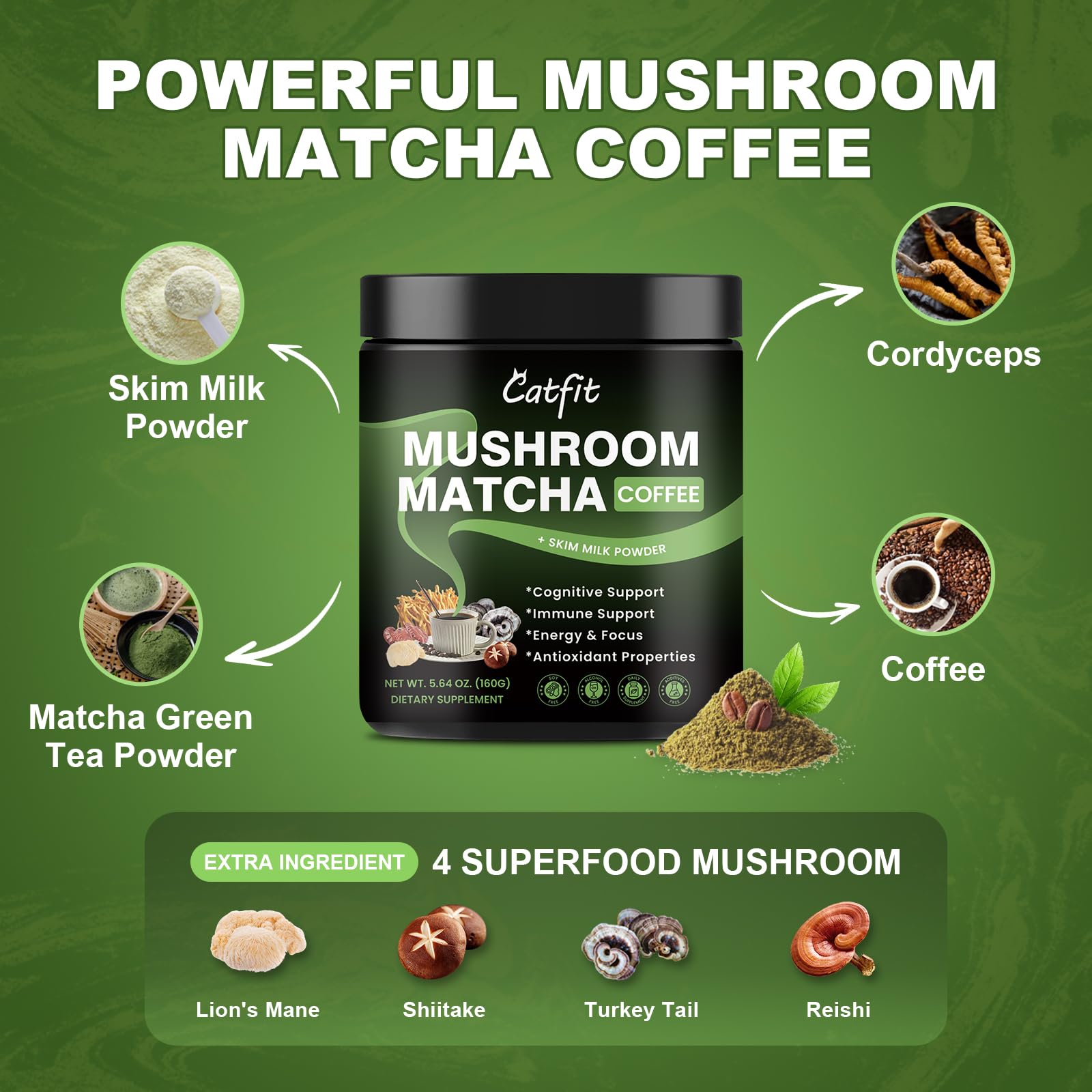 instant coffee with MCT oil