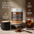instant coffee with medicinal mushrooms