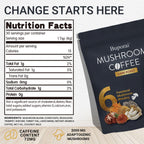 instant coffee with medicinal mushrooms