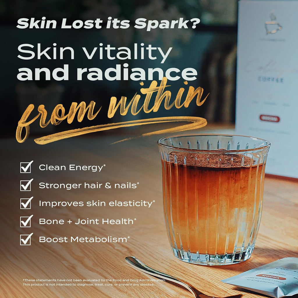 Instant collagen coffee mix
