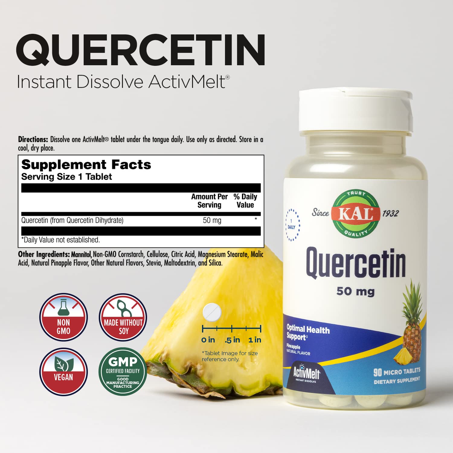 instant dissolve quercetin supplement