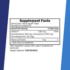 instant dissolve vitamin K2 tablets