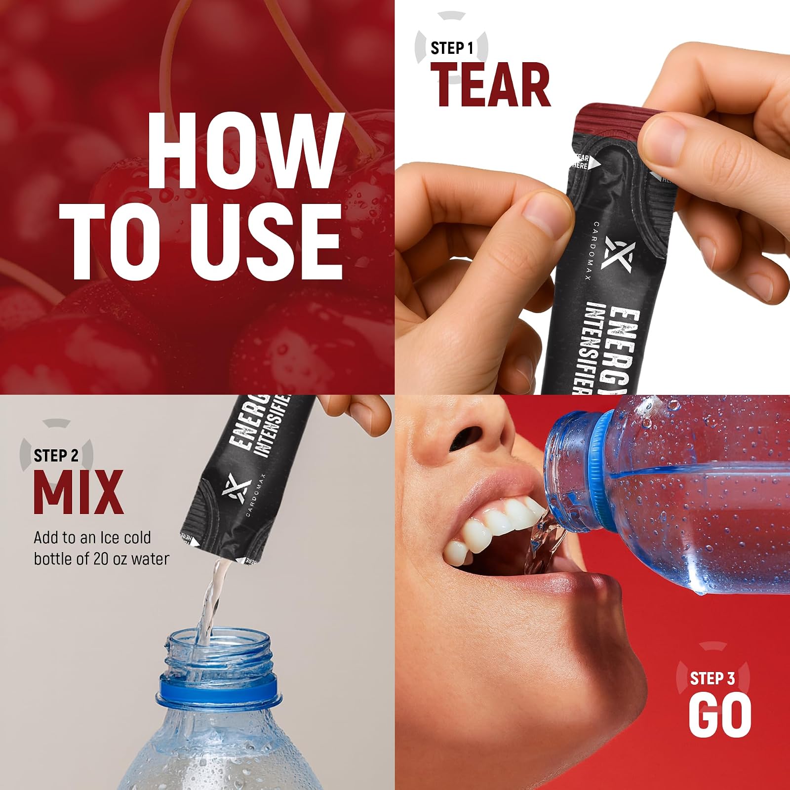 Instant energy boost on the go